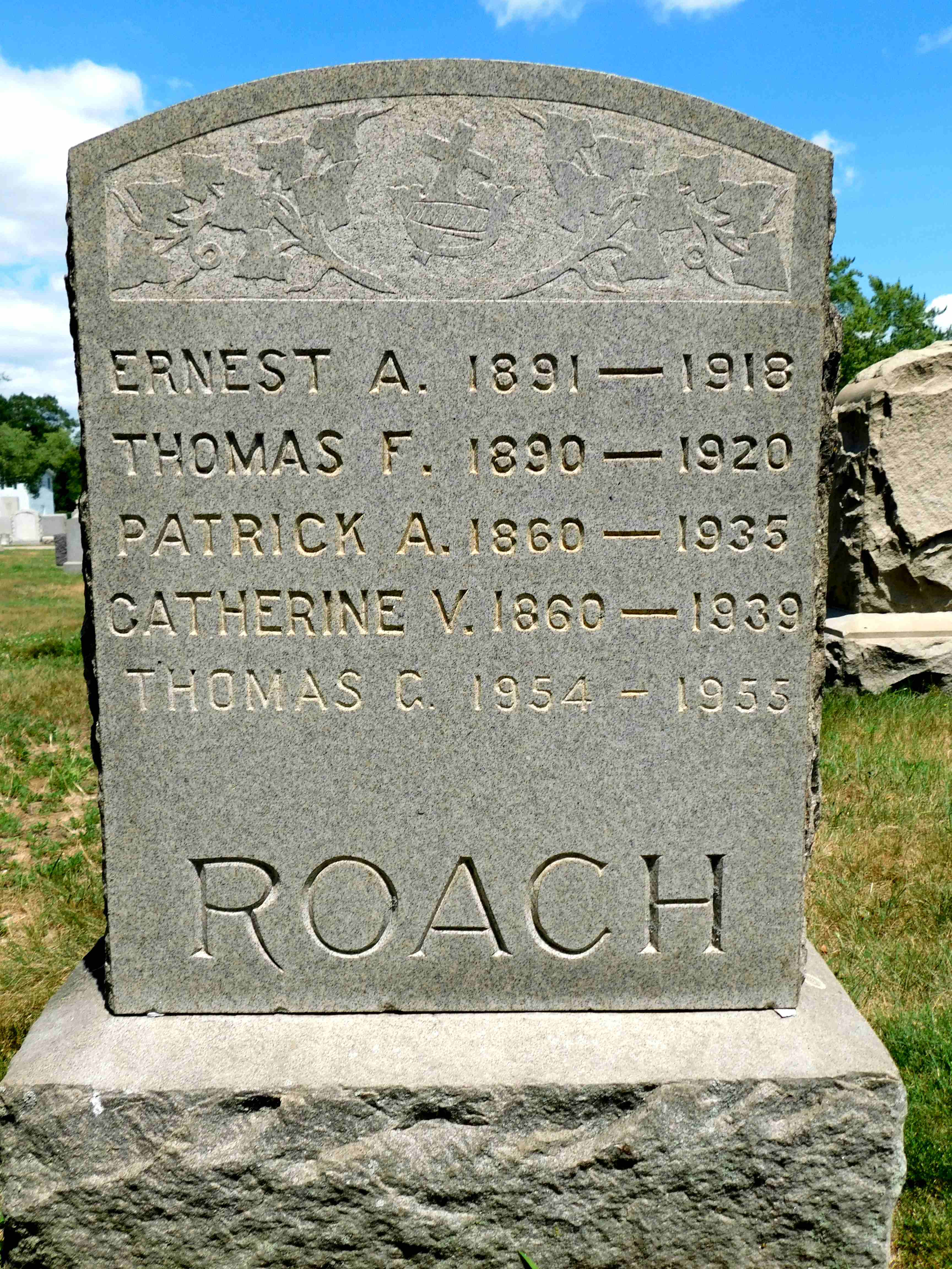 Rhode Island Historic Cemeteries - Person Details