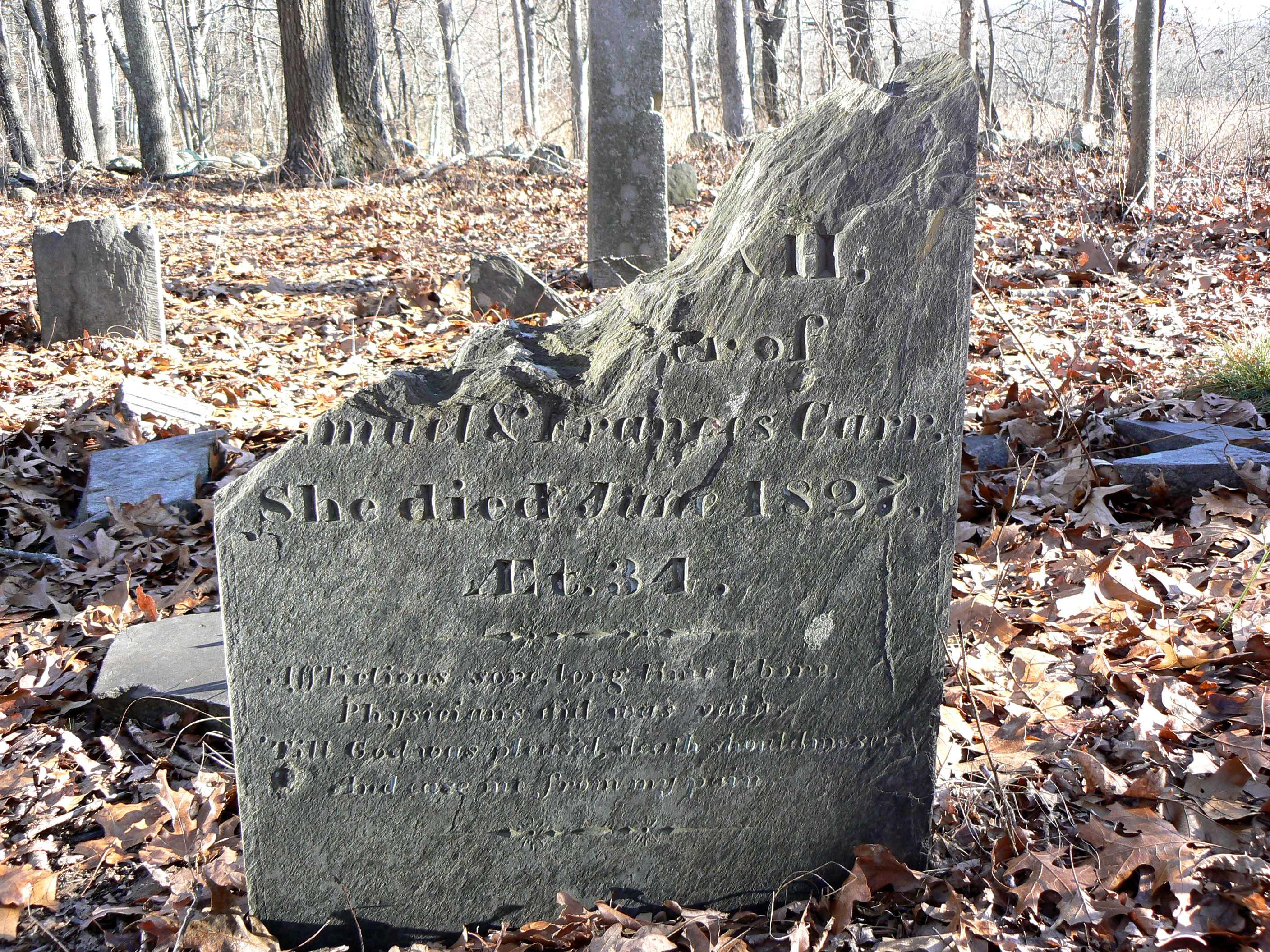 Rhode Island Historic Cemeteries Person Details