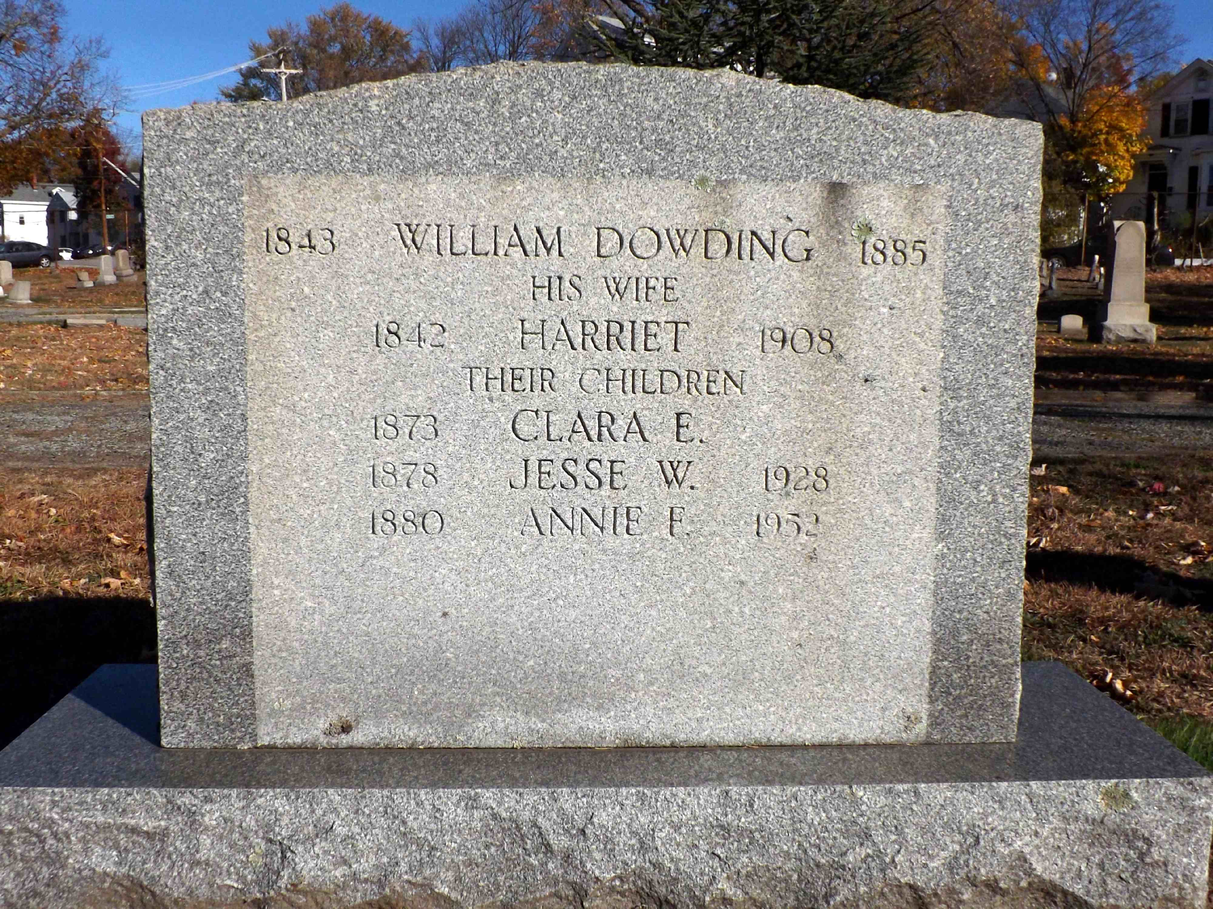 Rhode Island Historic Cemeteries - Person Details