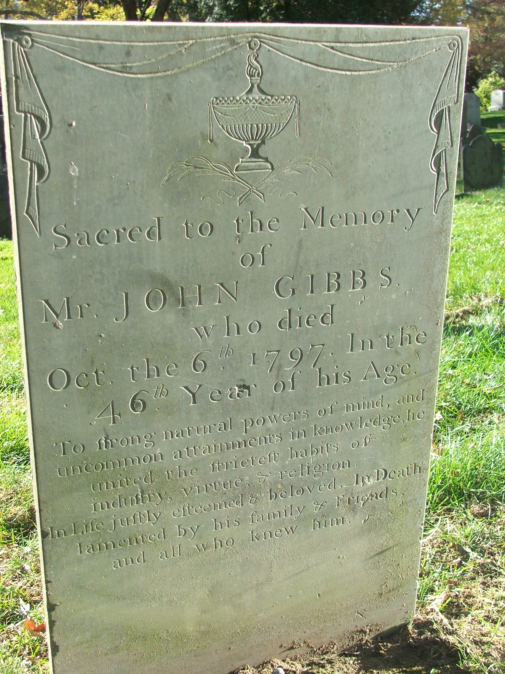 Rhode Island Historic Cemeteries - Person Details