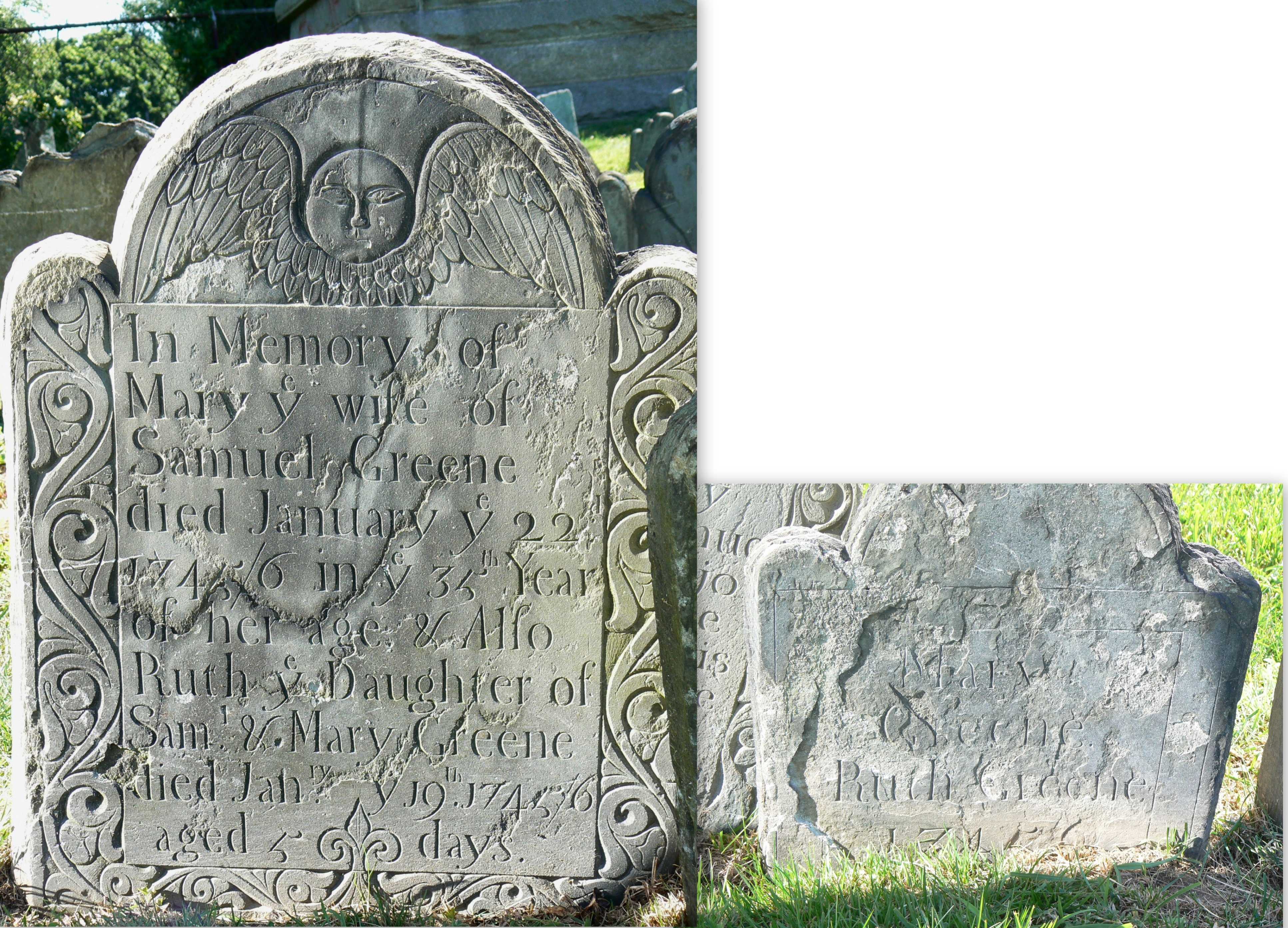 Rhode Island Historic Cemeteries - Person Details